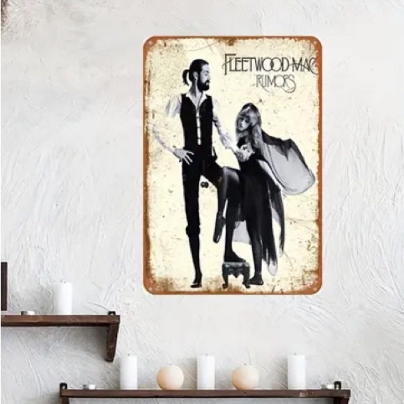 Queen Bee Boutique | Accents | New Nip Fleetwood Mac Rumors Album Cover Aluminum Wall Decor ...